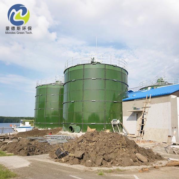 Quality Embeded Foundation GFS Tank  With PP Capped Panel Bolts for sale