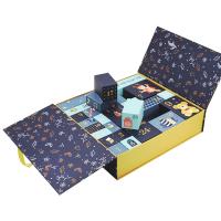 China OEM Recyclable Christmas Countdown Gift Box , Leakproof Empty Advent Calendar Boxes for sale