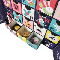 China Handmade Fillable Advent Calendar Boxes for sale
