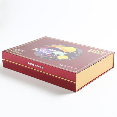 China Caixa de presente luxuosa de revestimento UV do chocolate que empacota multifuncional empilhável à venda