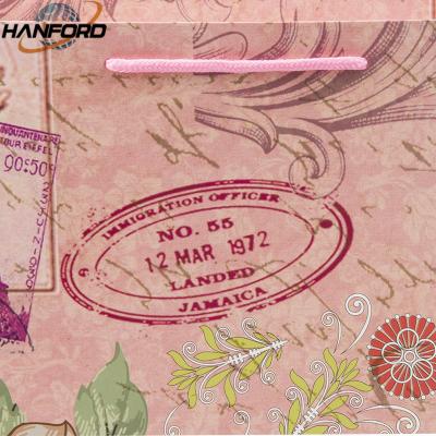 Cina Sacco di carta riutilizzabile per il regalo di nozze, borsa Ultraportable del regalo di anniversario di nozze in vendita