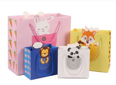 Cina Il regalo della carta kraft di Candy del fumetto dei bambini insacca riutilizzabile a prova d'umidità in vendita