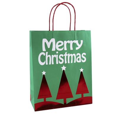 Cina Il regalo riciclato della carta kraft di Natale insacca il Ultraportable multifunzionale in vendita