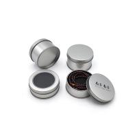 China Cylinder Rustproof Printed Tin Boxes Multipurpose With PVC Window for sale