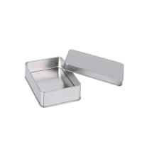 China Antirust Lightweight Printed Tin Boxes With Hinged Lid Multipurpose for sale