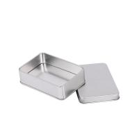 China Antirust Lightweight Printed Tin Boxes With Hinged Lid Multipurpose for sale