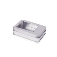 China Antirust Lightweight Printed Tin Boxes With Hinged Lid Multipurpose for sale