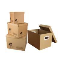 China OEM Handmade Corrugated Gift Box With Lid Multifunctional Durable for sale