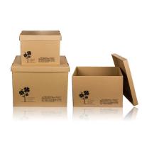 China OEM Handmade Corrugated Gift Box With Lid Multifunctional Durable for sale