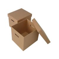 China OEM Handmade Corrugated Gift Box With Lid Multifunctional Durable for sale