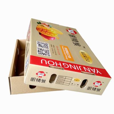 Cina Scatole ondulate di verdure pratiche stabili, scatole di spedizione riciclabili di pomodoro in vendita