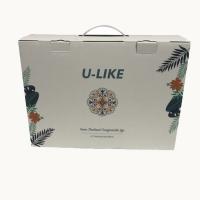 China Reusable Leakproof Corrugated Gift Box With Handle Multipurpose for sale
