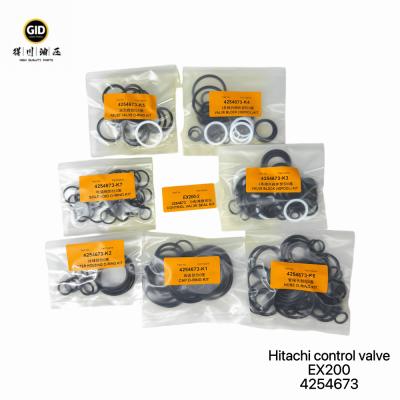 China High Pressure Resistant Excavator Seal Kit for Hitachi EX200-2 with Anti-Oil Leak and Wear Resistant NBR/FKM Rubber for sale