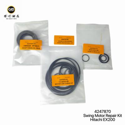 China Hydraulic Swing Motor Seal Kit for Hitachi EX200-2/EX200LC-2 Excavators with NBR/FKM + Metal Oil Seal and Wear Resistant Design for sale