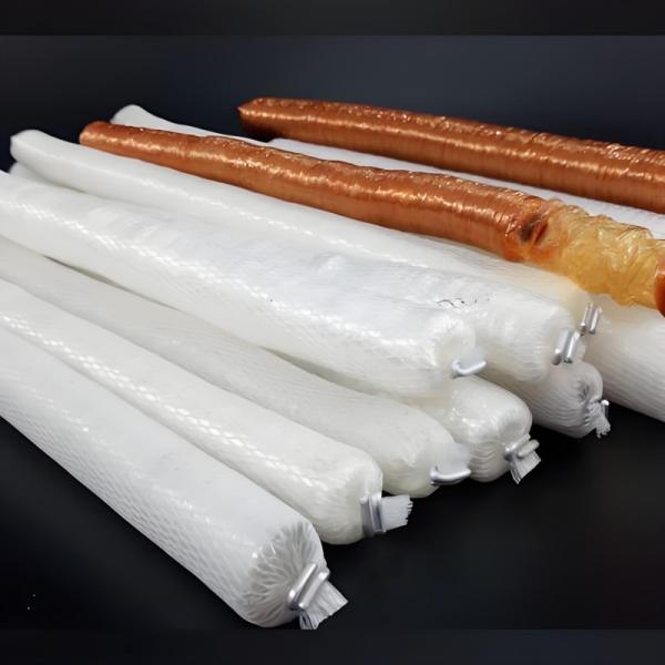 Quality Transparent Nylon PA/PE shirred Plastic Sausage Casings for sale