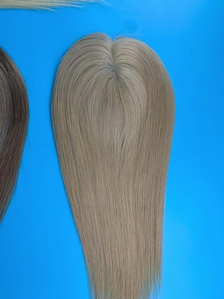 Quality Mono topper silk topper Russian hair quality women topper for hair loss high density for sale