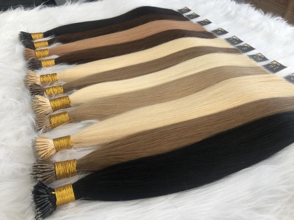 Quality Double drawn remy cuticle the longest lifespan nano hair extensions for for sale