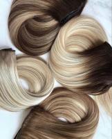 Quality Beautiful color Russian hair quality Genius weft European hair hair extensions for sale