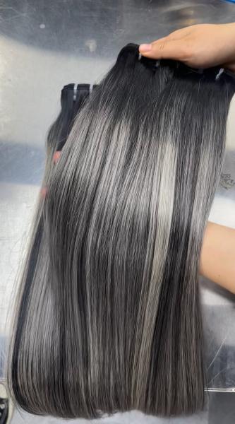 Quality The new color machine weft double drawn 100% human hair weft for wholesale for sale