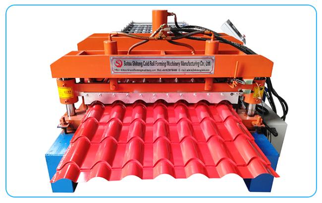 aluminium roofing sheet  roof glazed tile roll forming machine