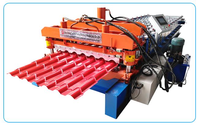 aluminium roofing sheet  roof glazed tile roll forming machine