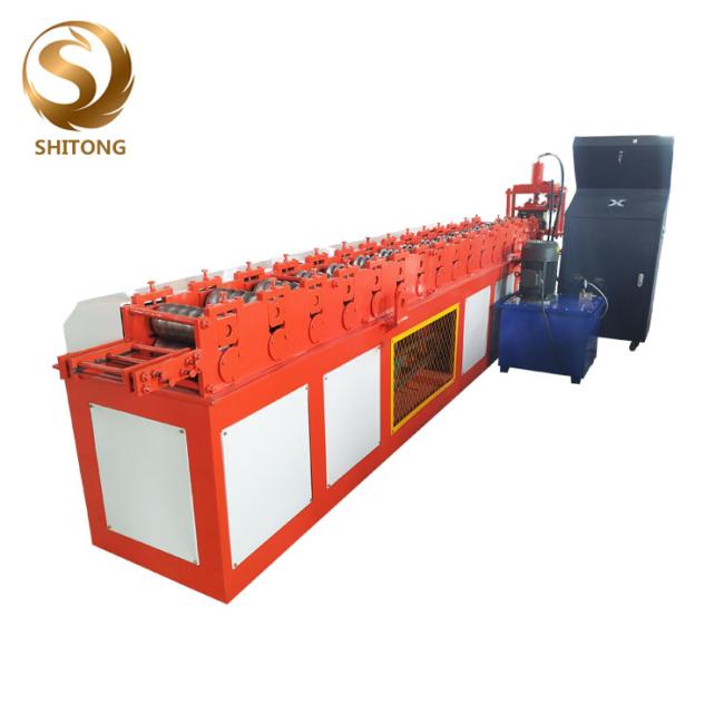 high quality low price rolling shutter strip door roll forming making machine