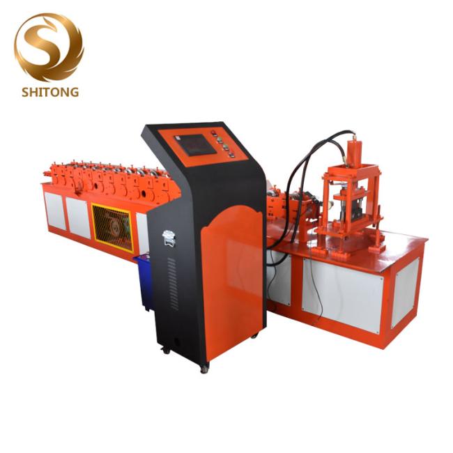 full automatic competitive price roller shutter door end slat roll forming machine