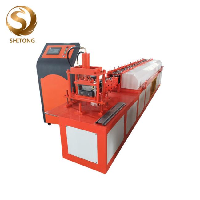 full automatic competitive price roller shutter door end slat roll forming machine