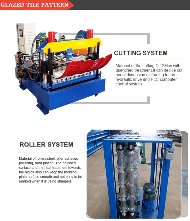 Automatic colored crimping arch panel roll forming machine