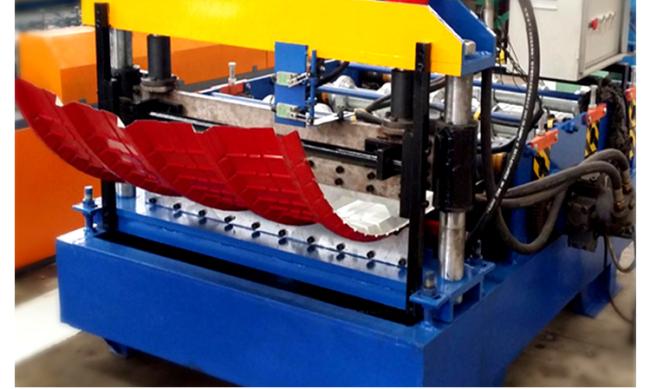 Automatic colored crimping arch panel roll forming machine