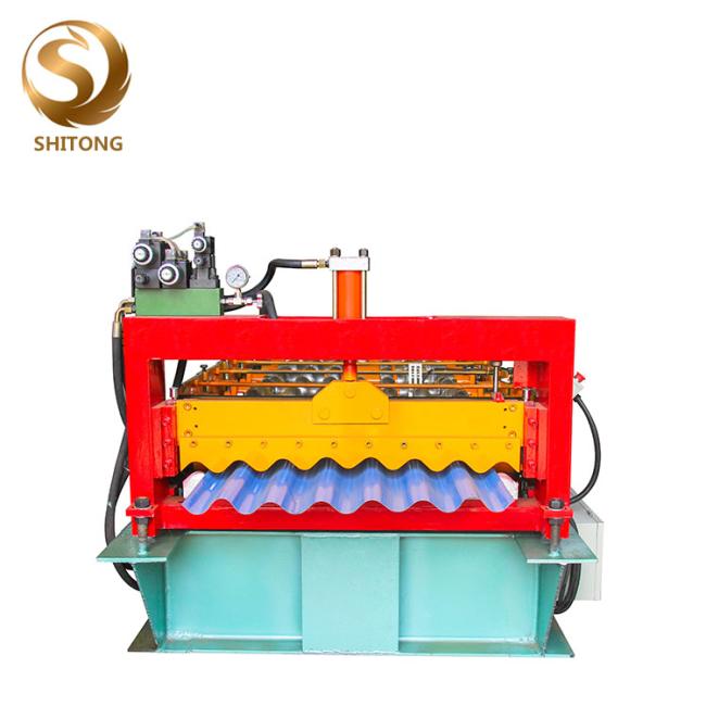 780 profile color coated corrugated metal roof panel making machine