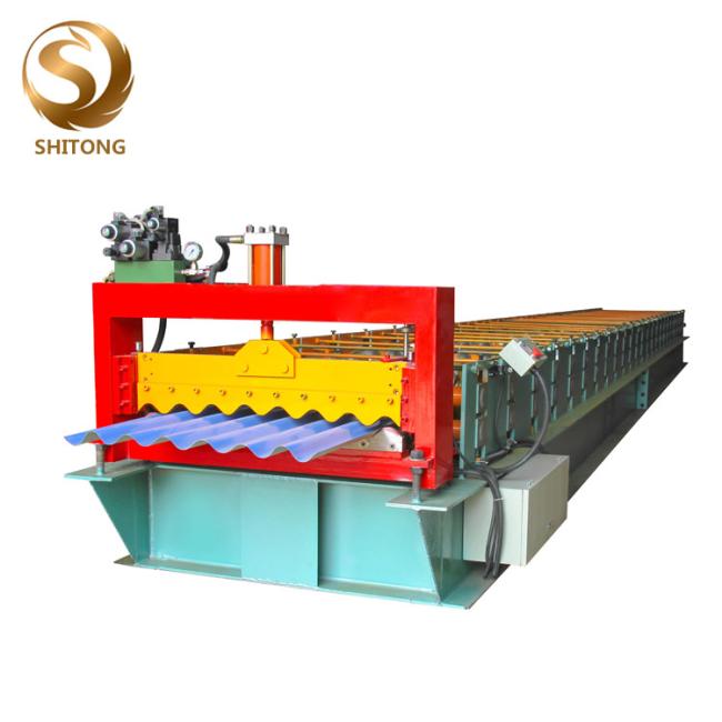780 profile color coated corrugated metal roof panel making machine