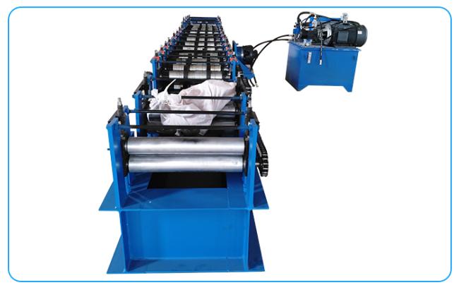 fully automatic hydraulic drive galvanized c purlin roll forming machine