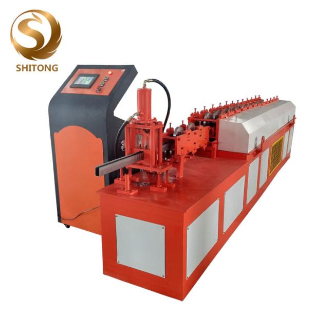 Fully automatic roller shutter door steel roll forming machine
