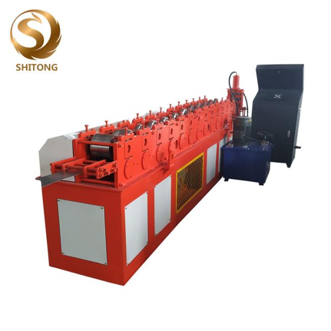 Fully automatic roller shutter door steel roll forming machine