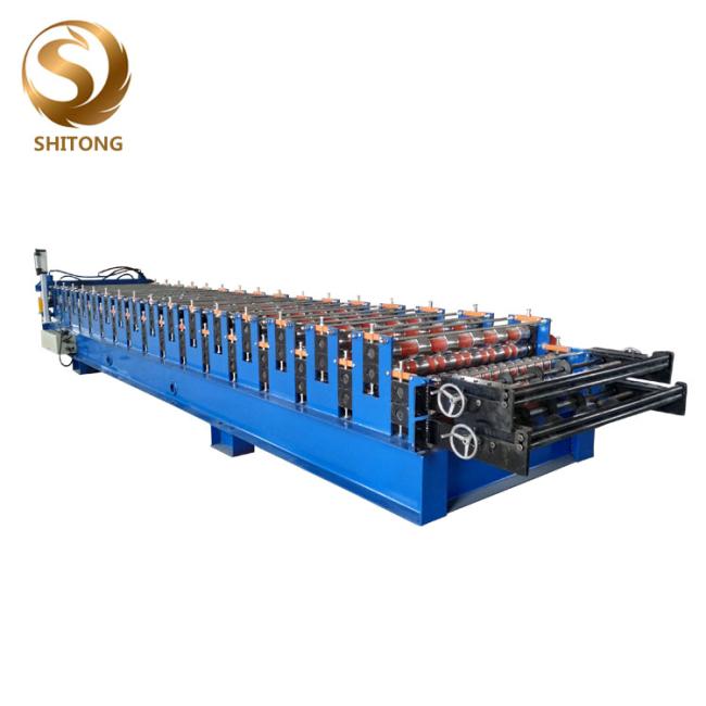 new style double layer roofing sheet roll forming machine manufacture