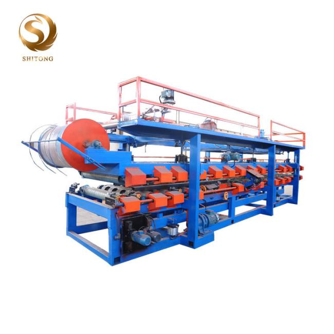 PLc control rock wool continuous sandwich composite panel cold roll forming machine