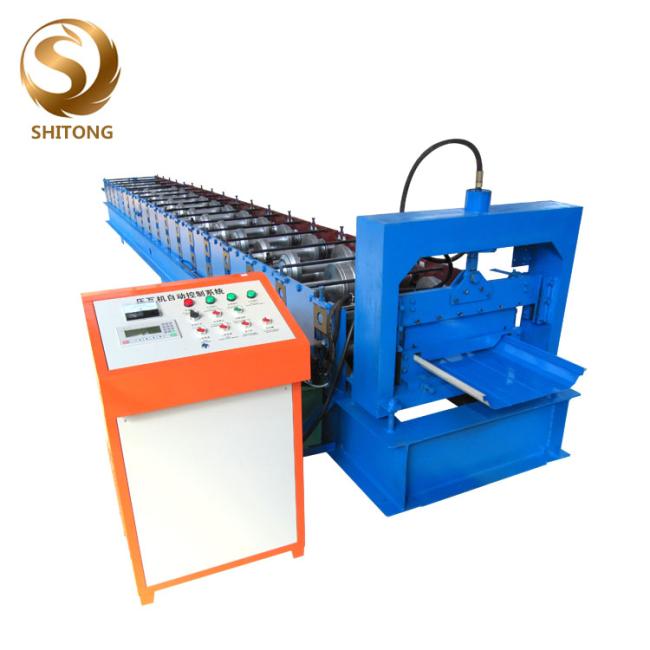 hot sale standing seam joint hidden plate metal roof steel roll forming machine from china