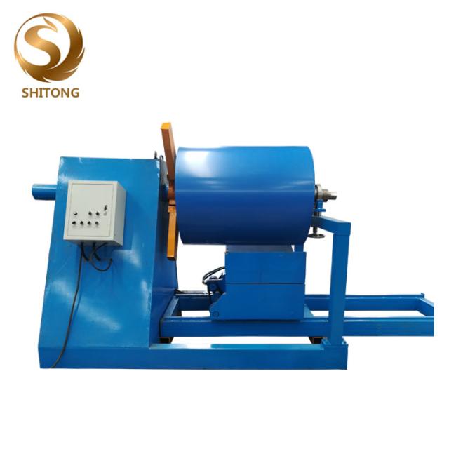 full-automatic 5 tons steel sheet coil hydraulic decoiler machine