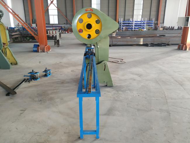 automatic aluminium steel sheet high precision roll punching logo machine
