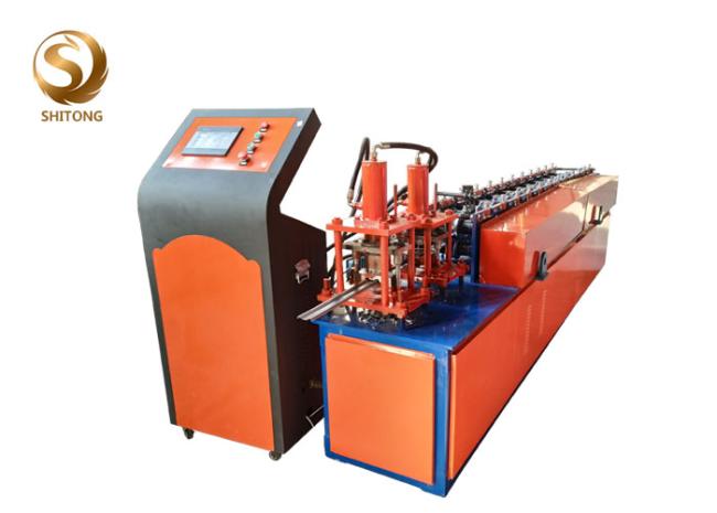 M section purline steel profile cold roll forming machine for lip channel