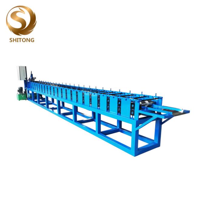Galvanized steel metal c stud and track roll forming machine with punching