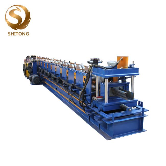 metal steel roof rain drain water gutter making machine