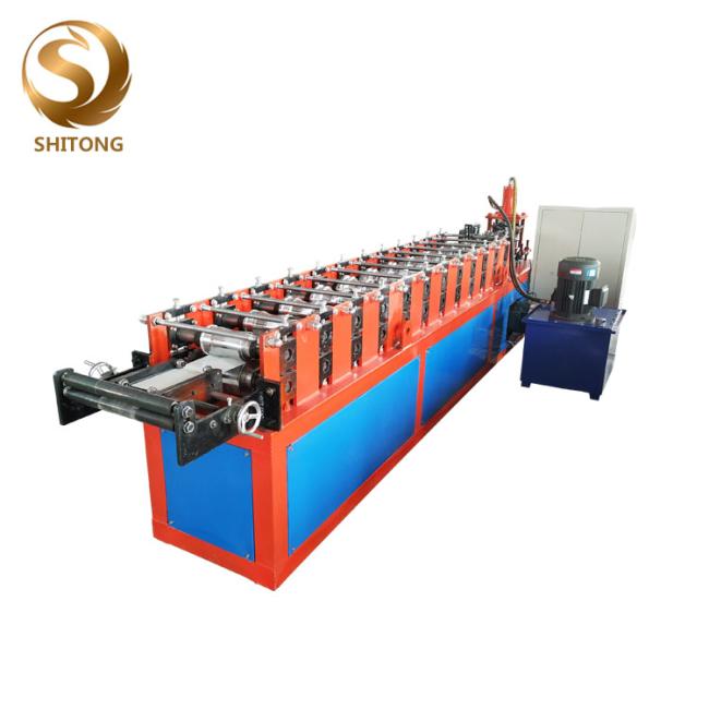 ce certificate embossing shutter steel roll forming machine