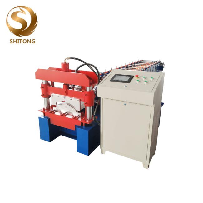 New type ridge cap plate roof tile making roll forming machine china manufacturer 3