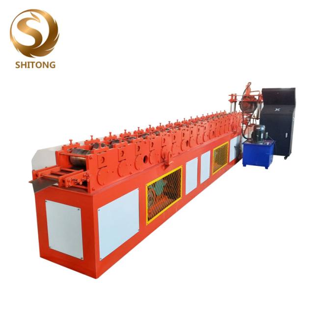 end slat rolling steel shutter door forming machine