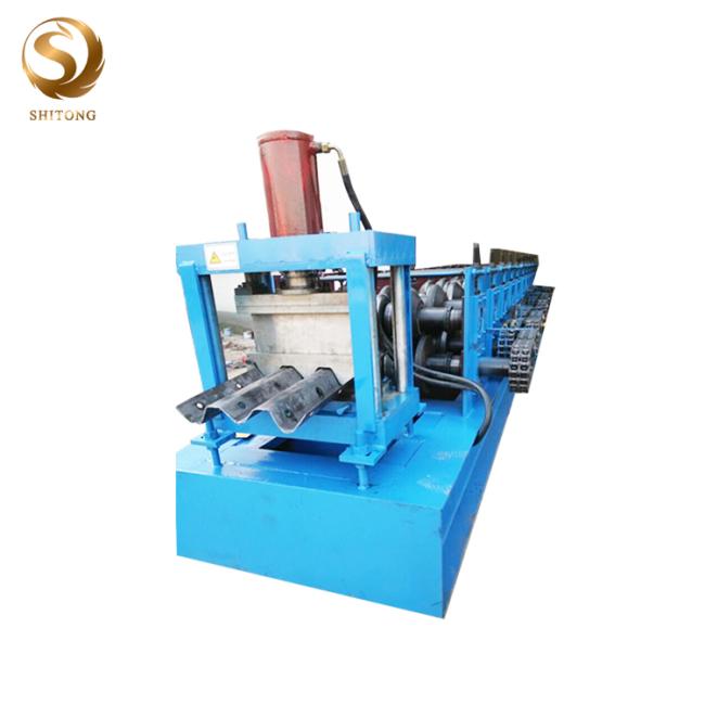 2 waves high road way guard rail roll forming machine production line