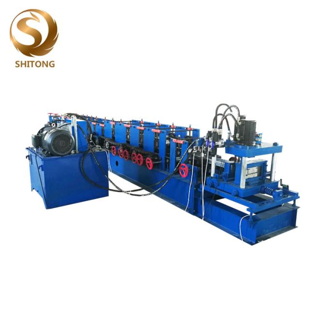 Width 80-300mm adjustable C purlin roll froming machine from Chinese factory 2