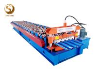 China IBR Roofing Sheet Wall Panel Roll Forming Machine with 15-Step Rollers and 5.5kW Motor for 0.3-0.8mm Steel for sale