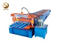 China IBR Roofing Sheet Wall Panel Roll Forming Machine with 15-Step Rollers and 5.5kW Motor for 0.3-0.8mm Steel for sale
